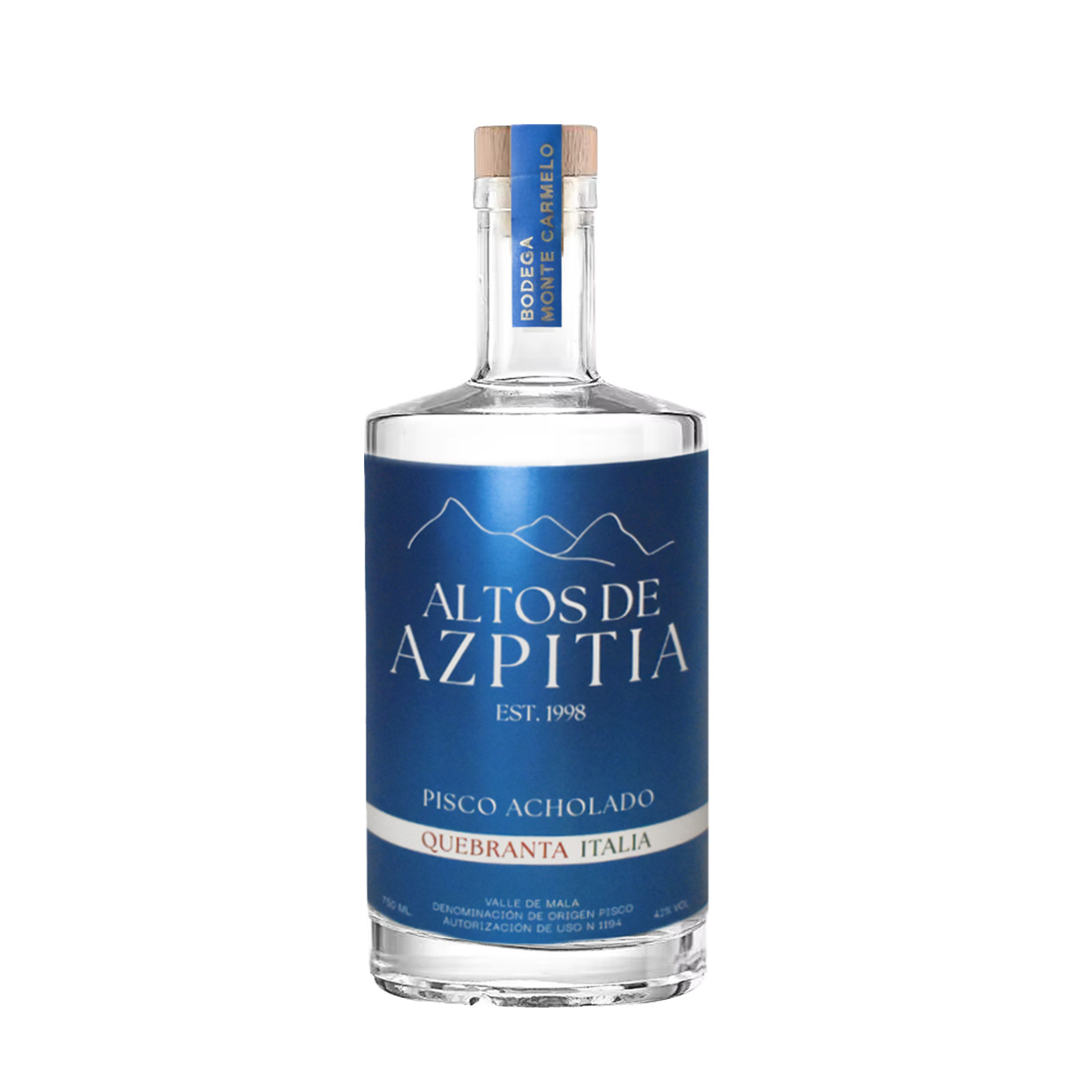 Altos de Azpitia Pisco Mosto Verde Italia 500 ml. - Panuts